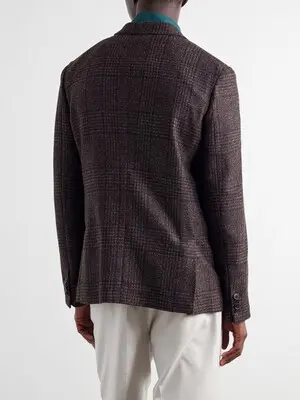 Paul Smith Prince Of Wales Checked Wool-blend Blazer