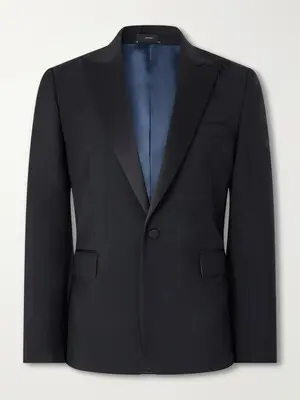 Paul Smith Wool And Mohair-blend Suit Jacket - Black