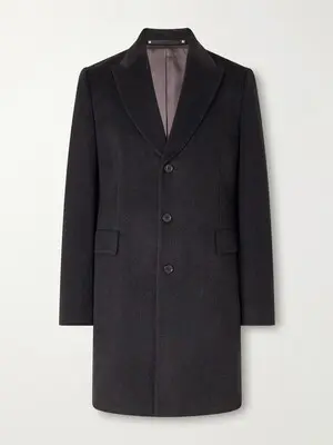 Paul Smith Wool And Cashmere-blend Coat - Blue