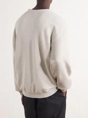 Aimé Leon Dore Marina Cotton-jersey Sweatshirt - Gray
