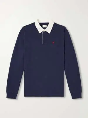 Aimé Leon Dore Cotton-jersey Polo Shirt - Navy