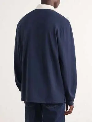 Aimé Leon Dore Cotton-jersey Polo Shirt - Navy
