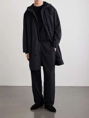THE ROW Saori Cotton-blend Jacket - Black