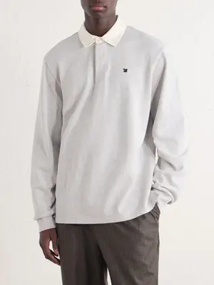 Aimé Leon Dore Logo-embroidered Cotton-jersey Polo Shirt