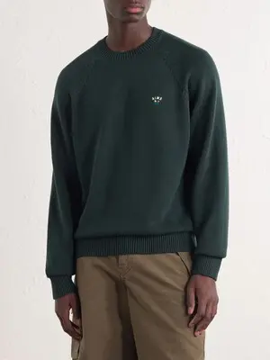 Aimé Leon Dore Logo-embroidered Cotton Sweater