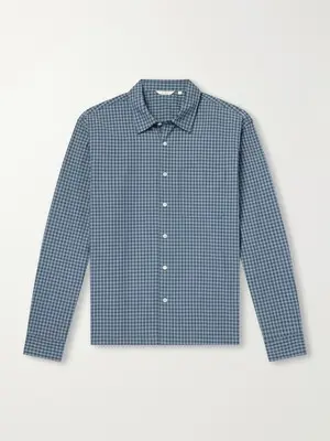 Aimé Leon Dore Checked Poplin Shirt - Blue