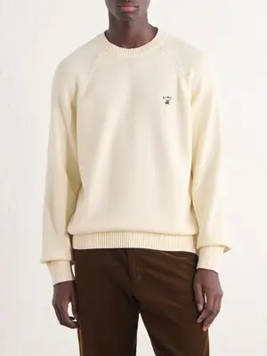 Aimé Leon Dore Logo-embroidered Cotton Sweater