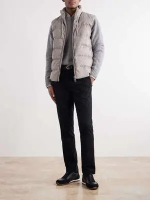 SLOWEAR Incotex Straight-leg Cotton-blend Twill Trousers