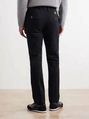 SLOWEAR Incotex Straight-leg Cotton-blend Twill Trousers