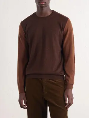MAISON MARGIELA Colour-block Wool Sweater