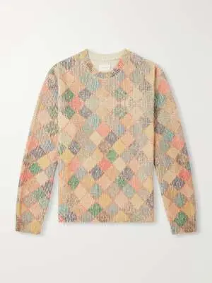 Aimé Leon Dore Checked Cotton Sweater - Multi