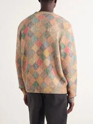 Aimé Leon Dore Checked Cotton Sweater