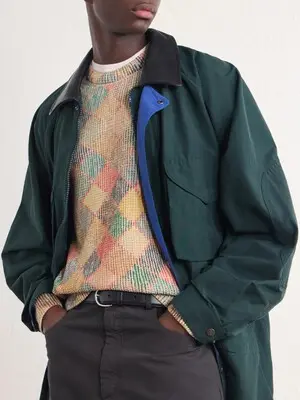 Aimé Leon Dore Checked Cotton Sweater