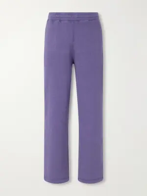 Aimé Leon Dore Marina Straight-leg Cotton-jersey Sweatpants - Blue