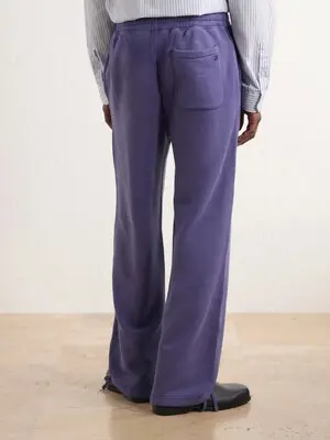 Aimé Leon Dore Marina Straight-leg Cotton-jersey Sweatpants