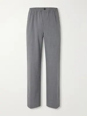 Aimé Leon Dore Straight-leg Houndstooth Trousers - Gray