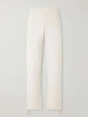 Aimé Leon Dore Marina Straight-leg Cotton-jersey Sweatpants - Gray