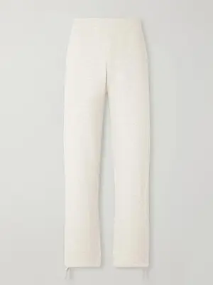 Aimé Leon Dore Marina Straight-leg Cotton-jersey Sweatpants - Gray