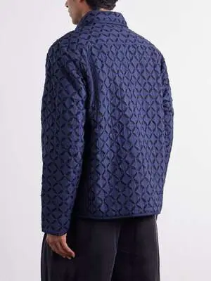 KARDO Wynton Cut-out Padded Textured-cotton Blouson Jacket