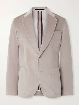 Paul Smith Cotton-stretch Corduroy Suit Jacket - Beige