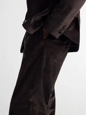 Paul Smith Straight-leg Cotton-stretch Corduroy Suit Trousers