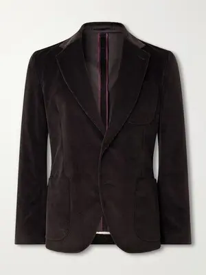 Paul Smith Cotton-blend Corduroy Suit Jacket - Brown