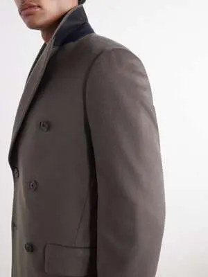 Paul Smith Double-breasted Wool And Cashmere-blend Coat
