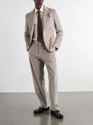 Paul Smith Straight-leg Cotton-stretch Corduroy Suit Trousers