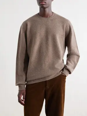 JIL SANDER Cashmere And Wool-blend Sweater