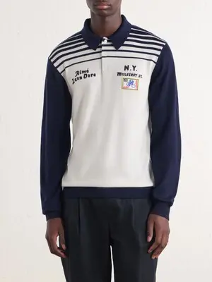 Aimé Leon Dore Logo-embroidered Merino Wool Polo Shirt