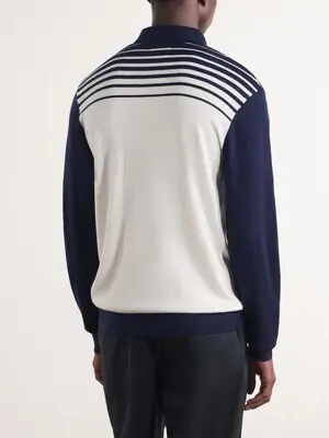Aimé Leon Dore Logo-embroidered Merino Wool Polo Shirt