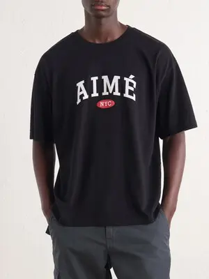 Aimé Leon Dore Logo-print Cotton-jersey T-shirt