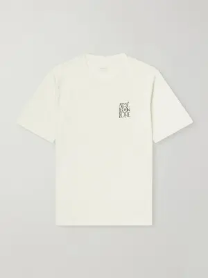Aimé Leon Dore Logo-print Cotton-jersey T-shirt - White
