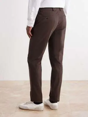 SLOWEAR Incotex Tapered Cotton-blend Twill Trousers