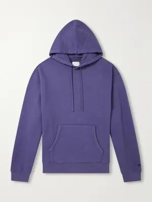 Aimé Leon Dore Marina Cotton-jersey Hoodie - Blue