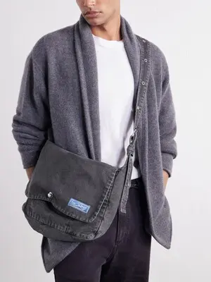 MFPEN Postman Logo-embellished Canvas Messenger Bag