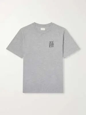 Aimé Leon Dore Logo-print Cotton-jersey T-shirt - Gray