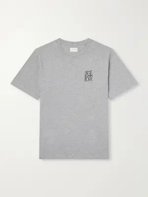 Aimé Leon Dore Logo-print Cotton-jersey T-shirt - Gray