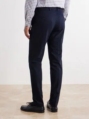 SLOWEAR Incotex Tapered Cotton-blend Twill Trousers