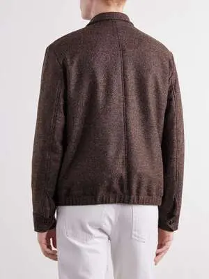 Paul Smith Wool-blend Bouclé Blouson Jacket