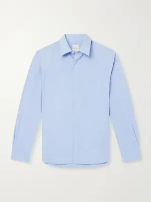Paul Smith Cotton-poplin Shirt - Blue