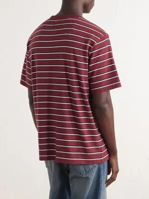 Aimé Leon Dore Striped Cotton-jersey T-shirt