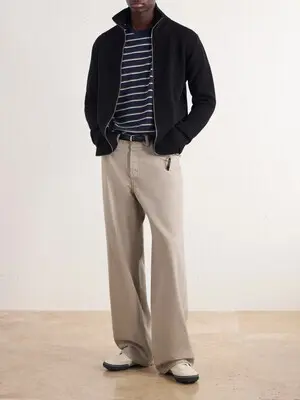 Aimé Leon Dore Striped Cotton-jersey T-shirt