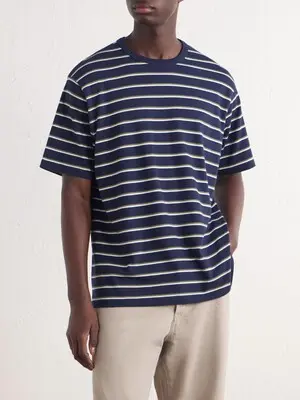 Aimé Leon Dore Striped Cotton-jersey T-shirt