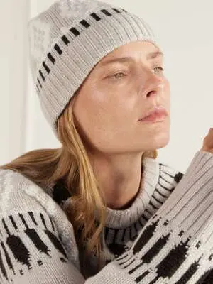 Arch4 Lorenz Fair Isle Cashmere Beanie