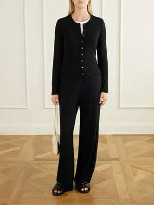 LESET Lauren Jersey Cardigan