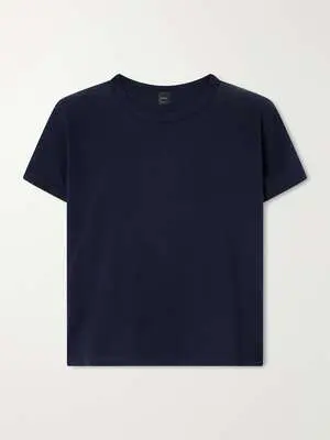 LESET The Margo Cotton-jersey T-shirt - Navy