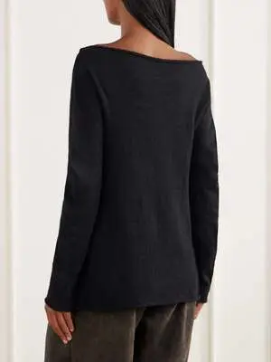 LAUREN MANOOGIAN Off-the-shoulder Wool-blend Sweater