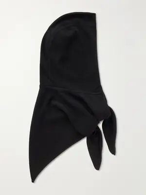 Arch4 Hooded Cashmere Scarf - Black