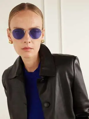 Celine Round-frame -tone Sunglasses
